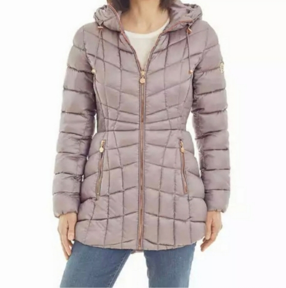 Bernardo | Jackets & Coats | Bernardo Quilted Jacket Lilac Packable ...
